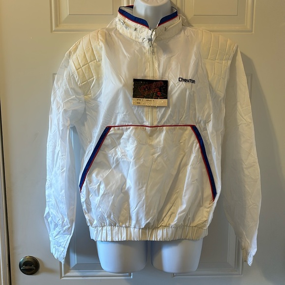 Jackets & Coats | Nwt Vintage Upstream Racing Division Chevron Halfzip ...